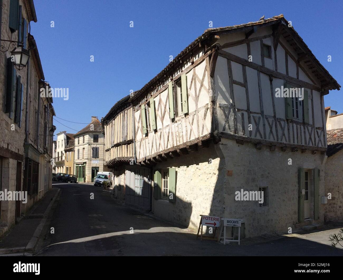 Medieval village Issigeac France Stock Photo - Alamy