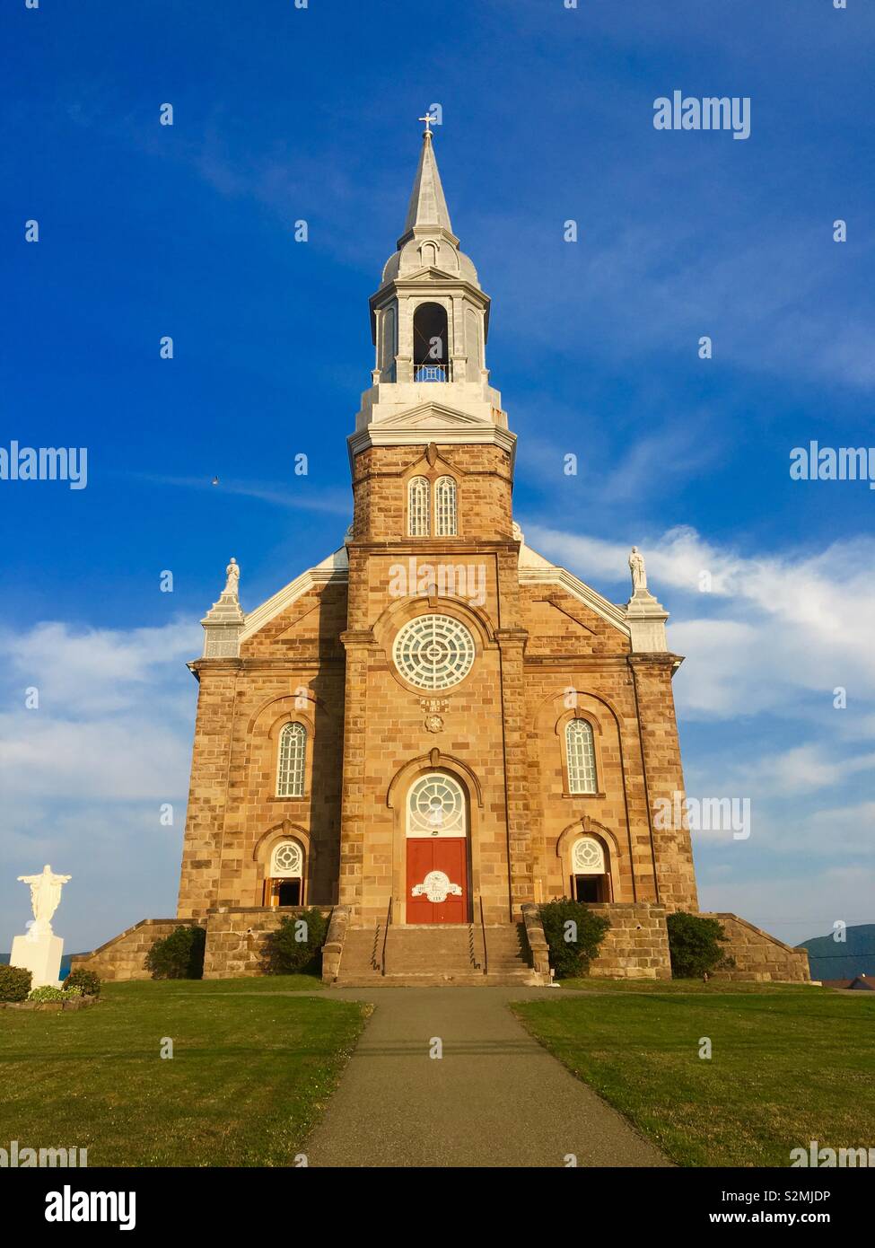 Cheticamp cathedral hi-res stock photography and images - Alamy