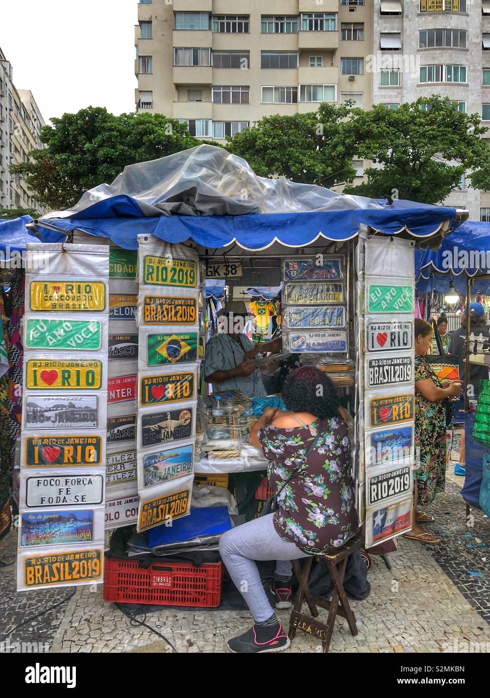 Outdoor market in Rio de Janeiro, Brazil Stock Photo - Alamy
