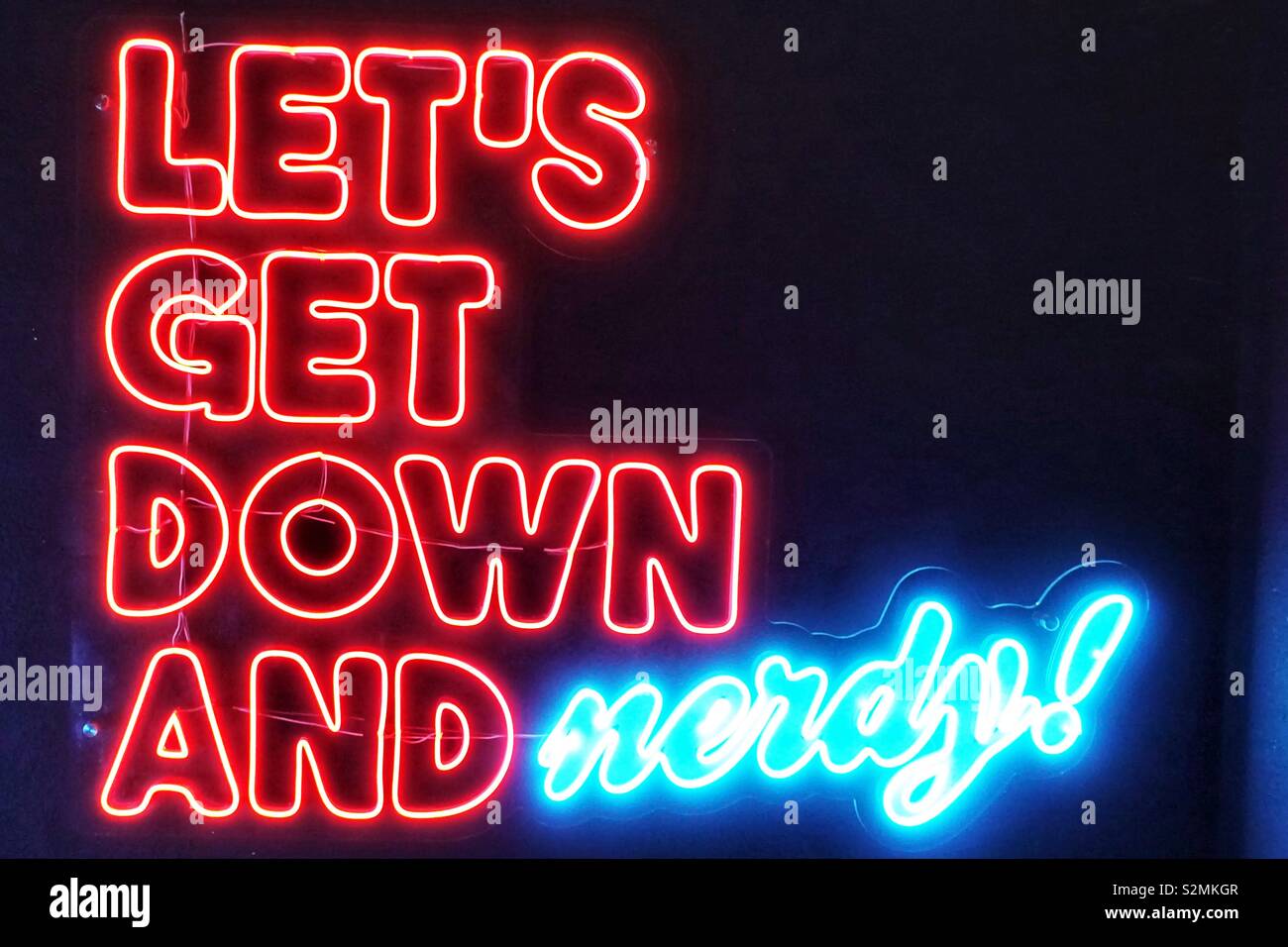 Letter neon sign hi-res stock photography and images - Alamy