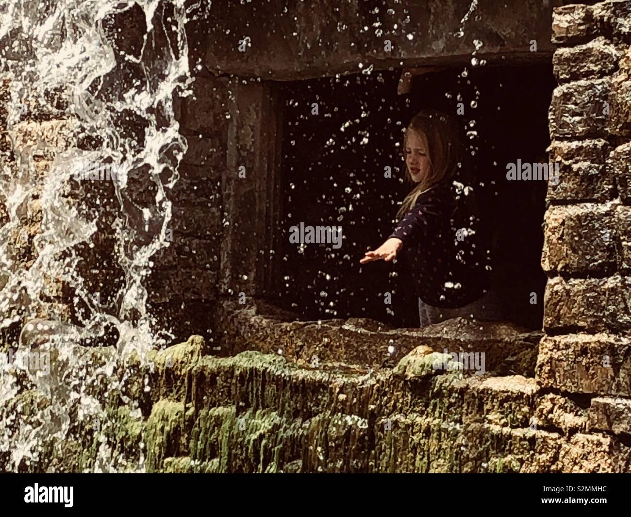 Behind waterfall hi-res stock photography and images - Alamy