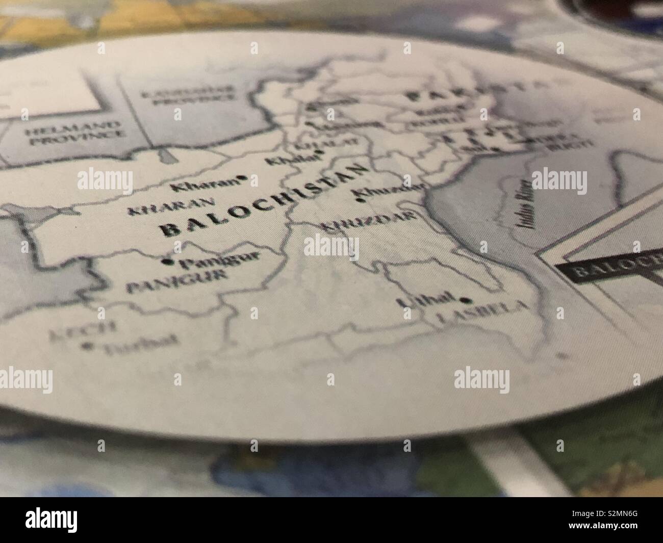 Balochistan map hi-res stock photography and images - Alamy