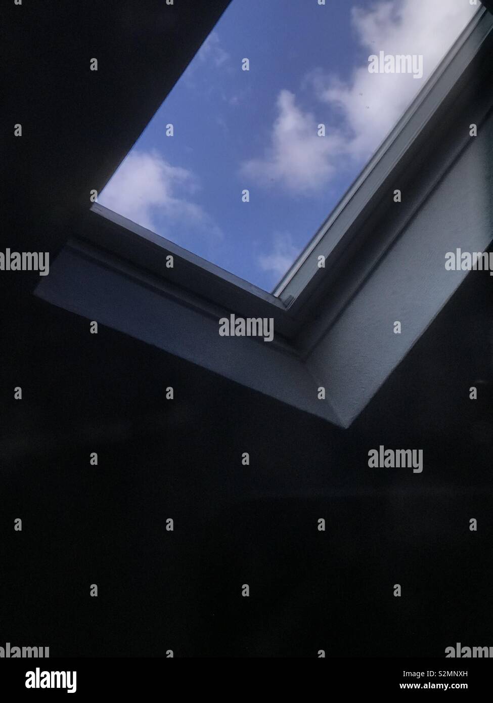 Blue skylight hi-res stock photography and images - Alamy