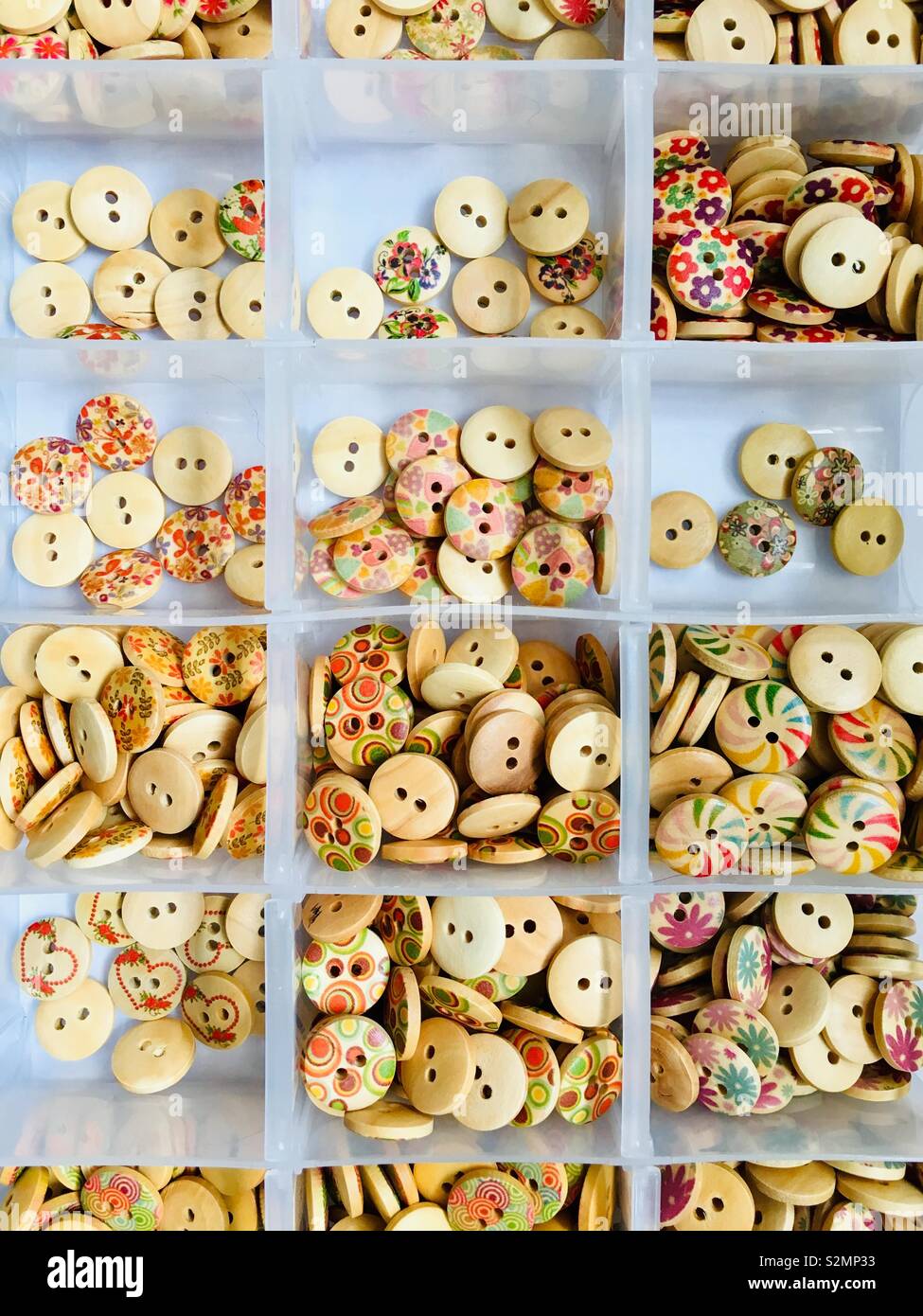 Assortment of colourful buttons Stock Photo - Alamy