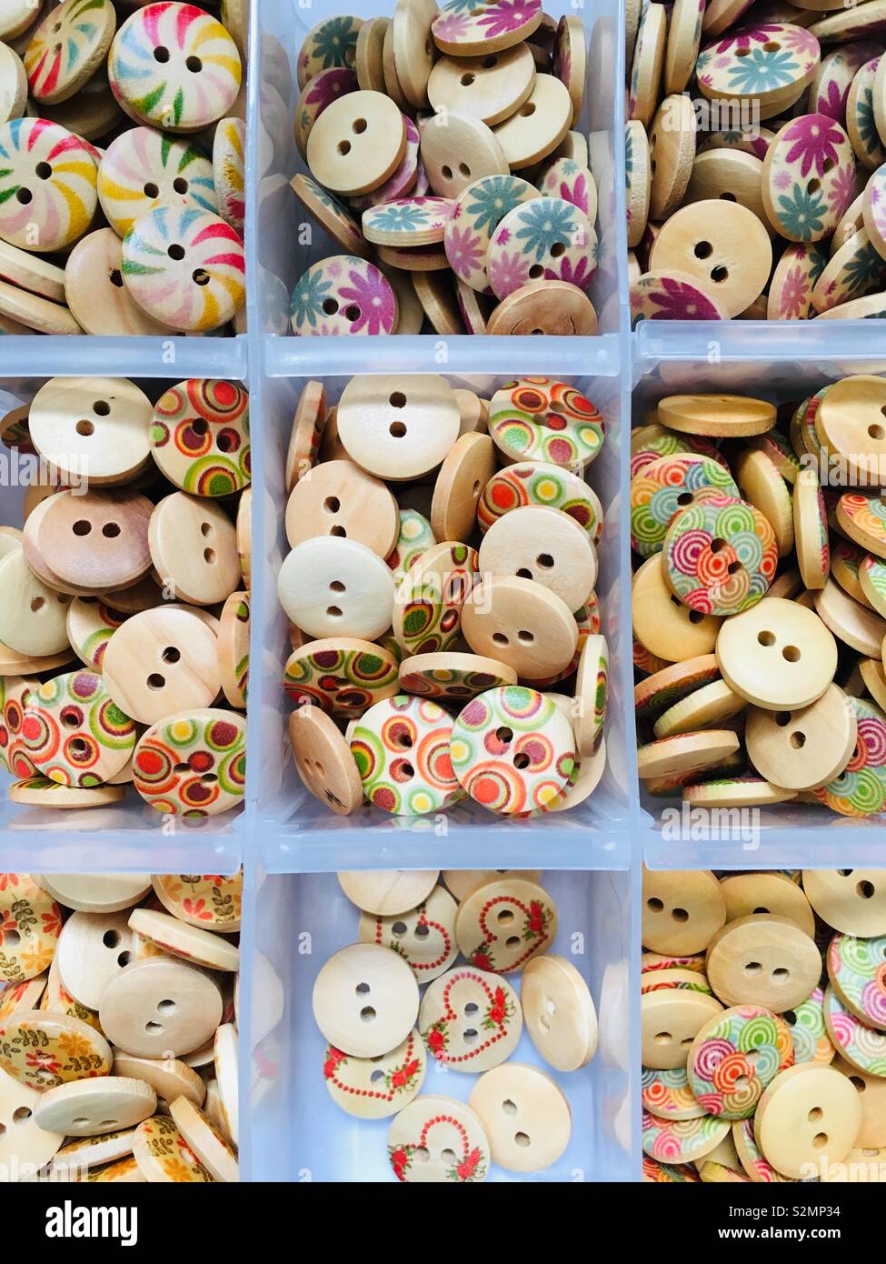 Assortment of colourful buttons Stock Photo - Alamy