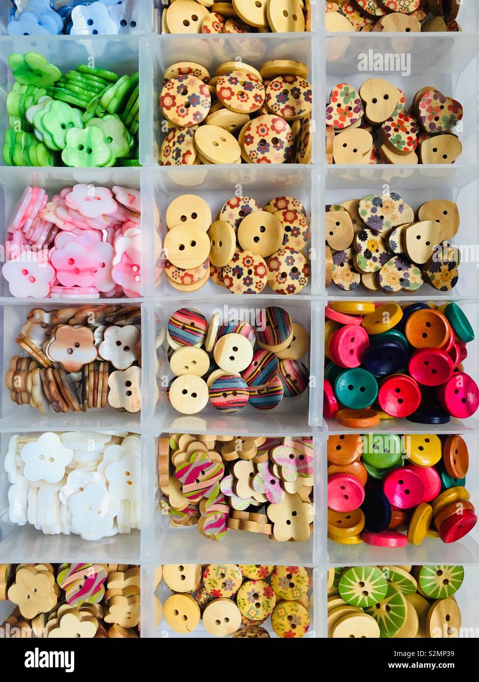 Assortment of colourful buttons Stock Photo - Alamy