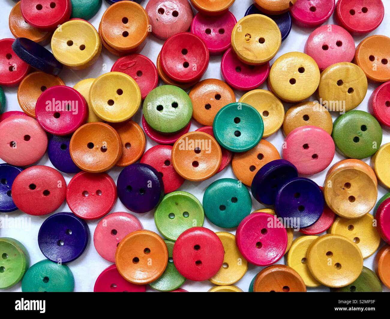 Assortment of colourful buttons Stock Photo - Alamy