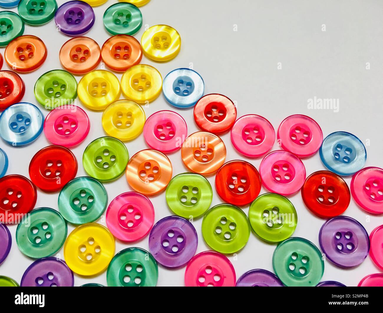 Assortment of colourful buttons Stock Photo - Alamy