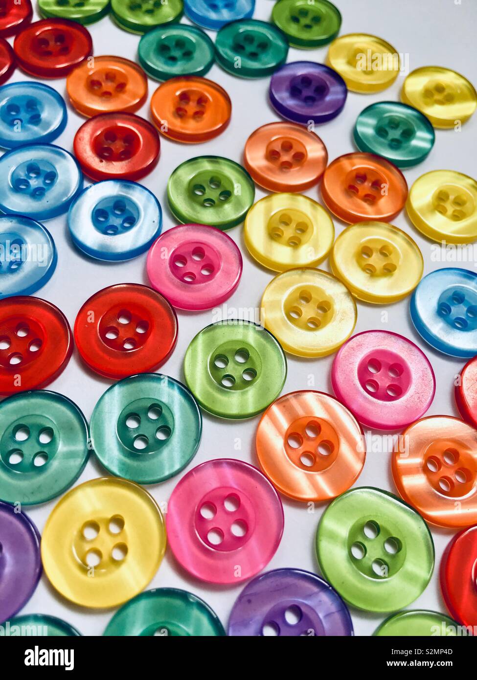 Assortment of colourful buttons Stock Photo - Alamy
