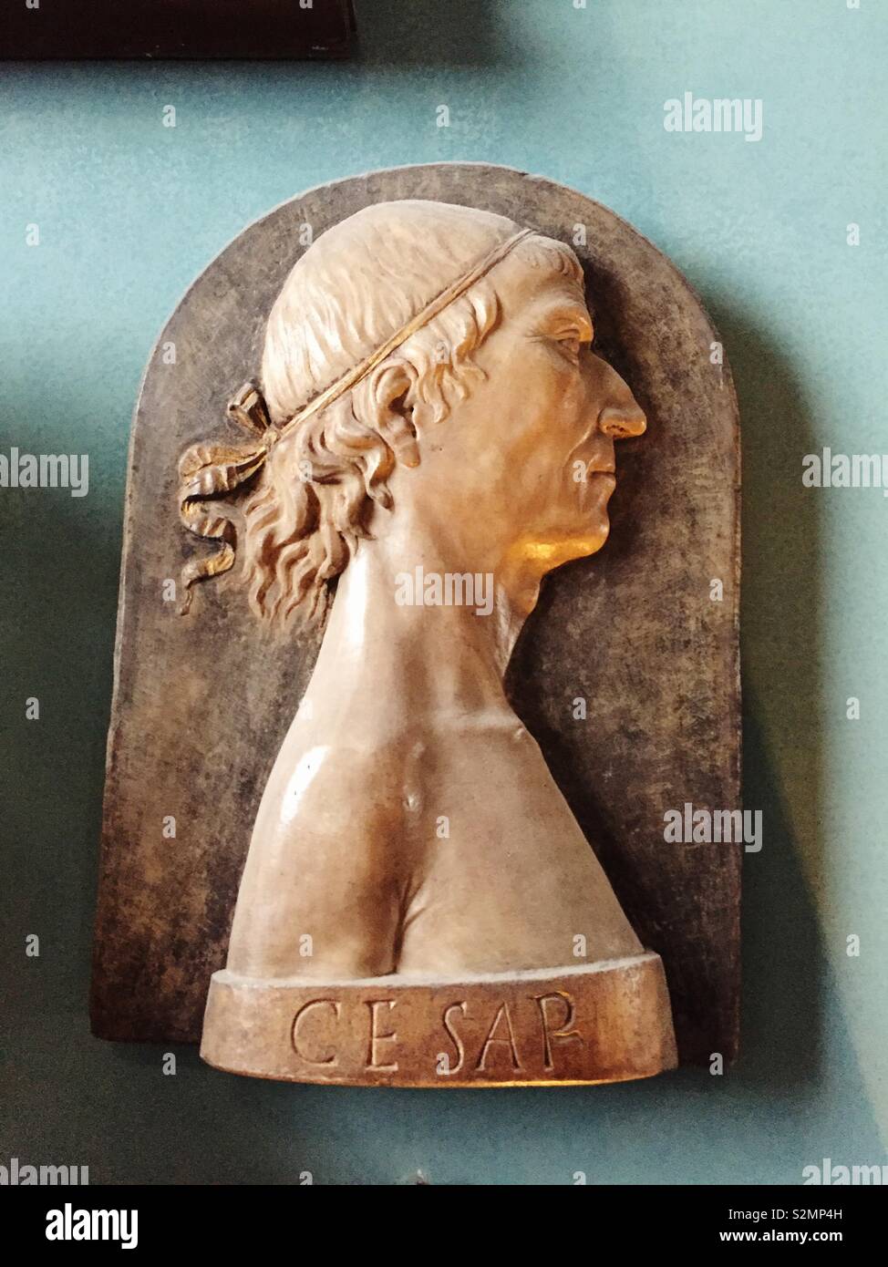 Low-relief sculpture of Julius Caesar at Musée Jacquemart-André, Paris ...