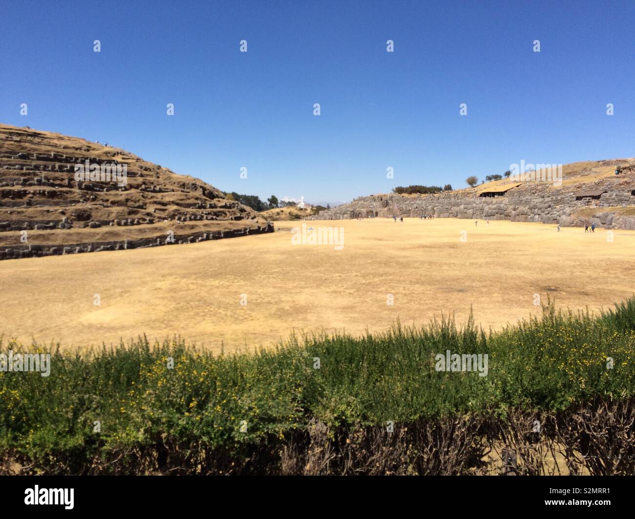Plains of Sacsayhuaman in Cusco, Peru Stock Photo - Alamy