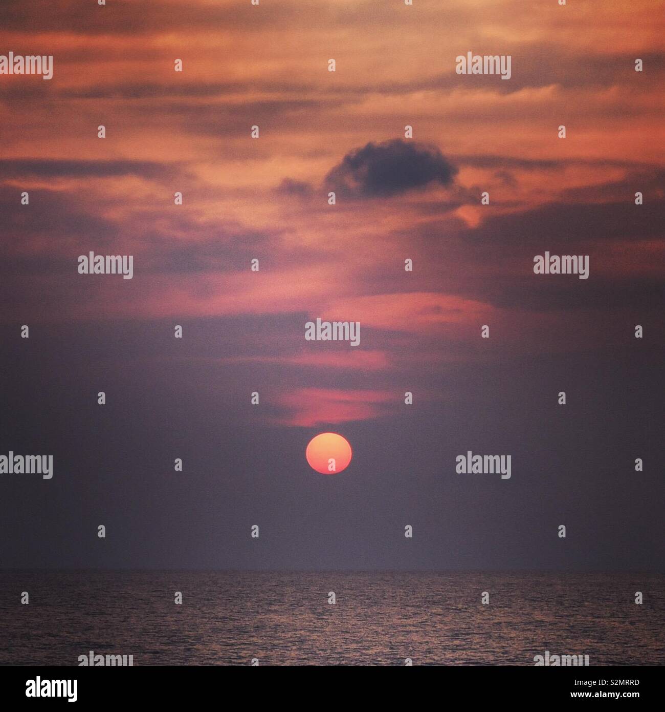 Sunset on the South China Sea Stock Photo - Alamy