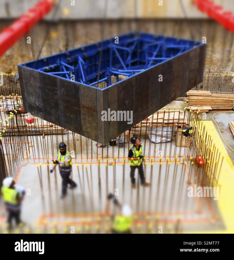 Construction Lifting Rebar High Resolution Stock Photography and Images ...