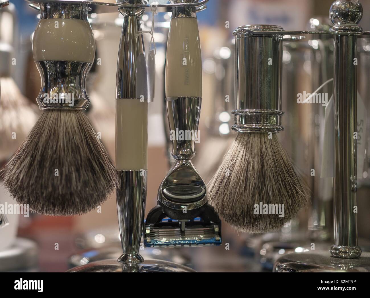 Traditional shaving equipment hi-res stock photography and images - Alamy