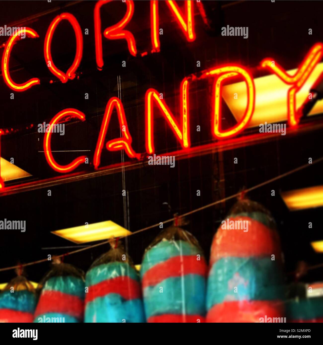 Candy Store, Coney Island Stock Photo - Alamy