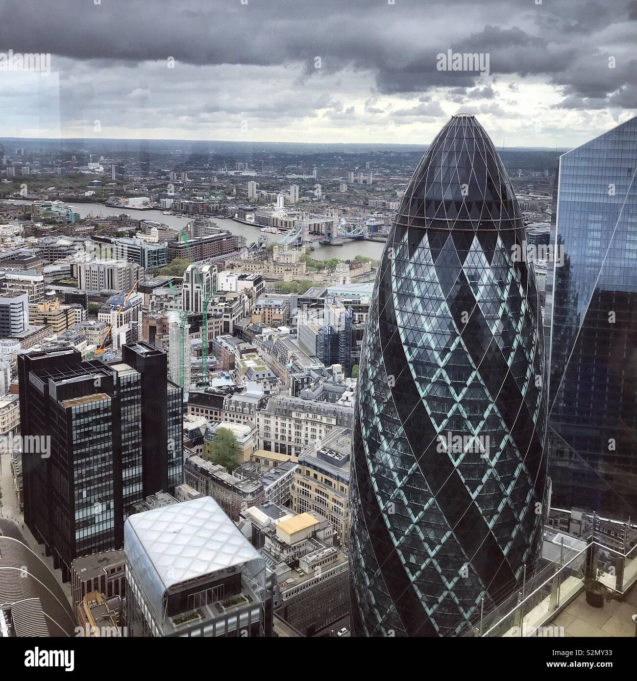 Duck and waffle view Stock Photo - Alamy