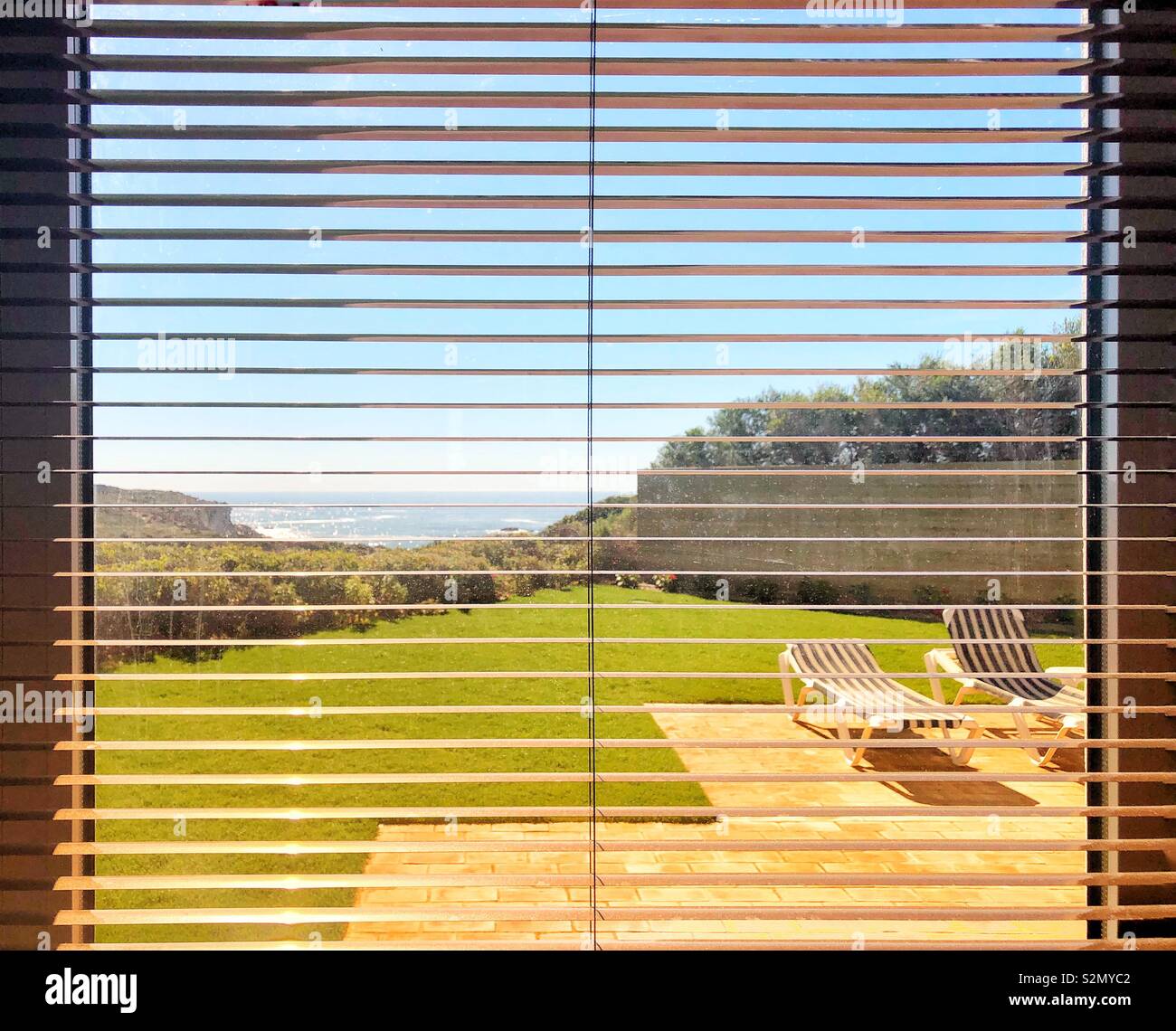 Slats window slatted window hi-res stock photography and images - Alamy