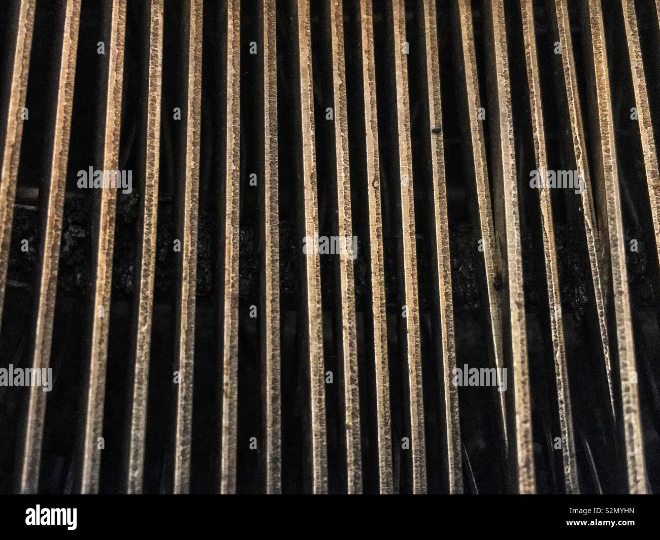 Closeup of letter printing keys in an antique typewriter Stock Photo ...
