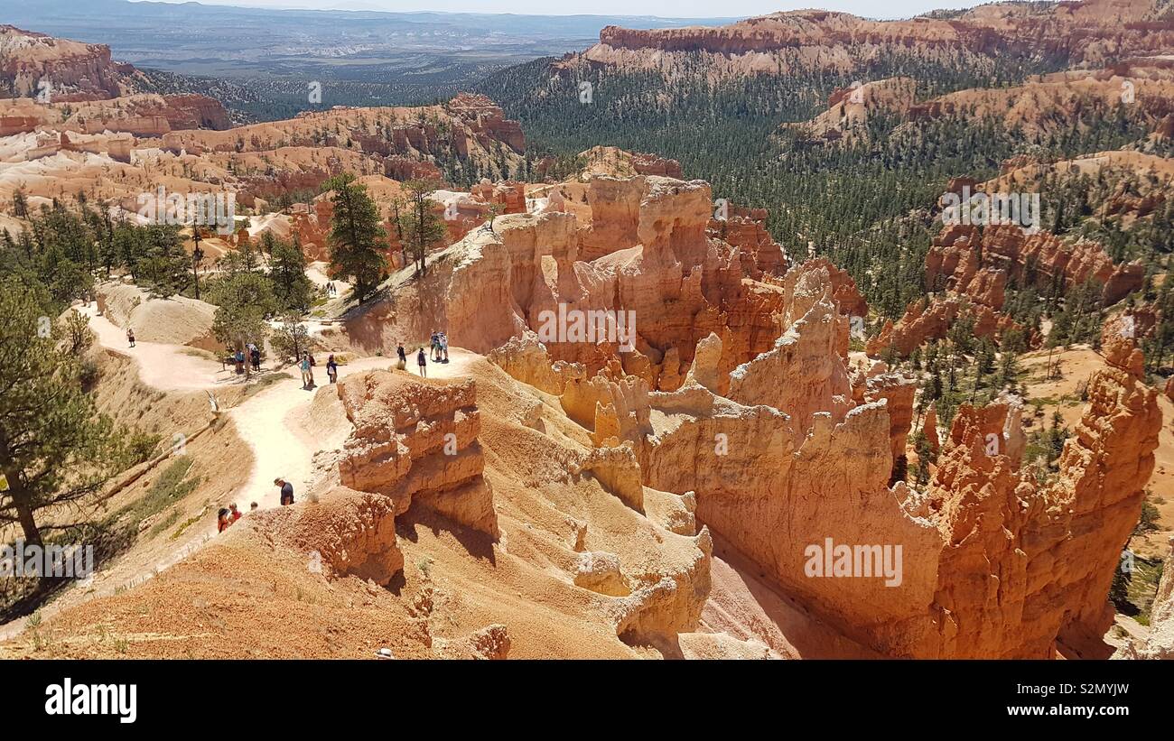 Navajo Loop Trail in Bryce Canyon National Park, Utah, USA Stock Photo ...