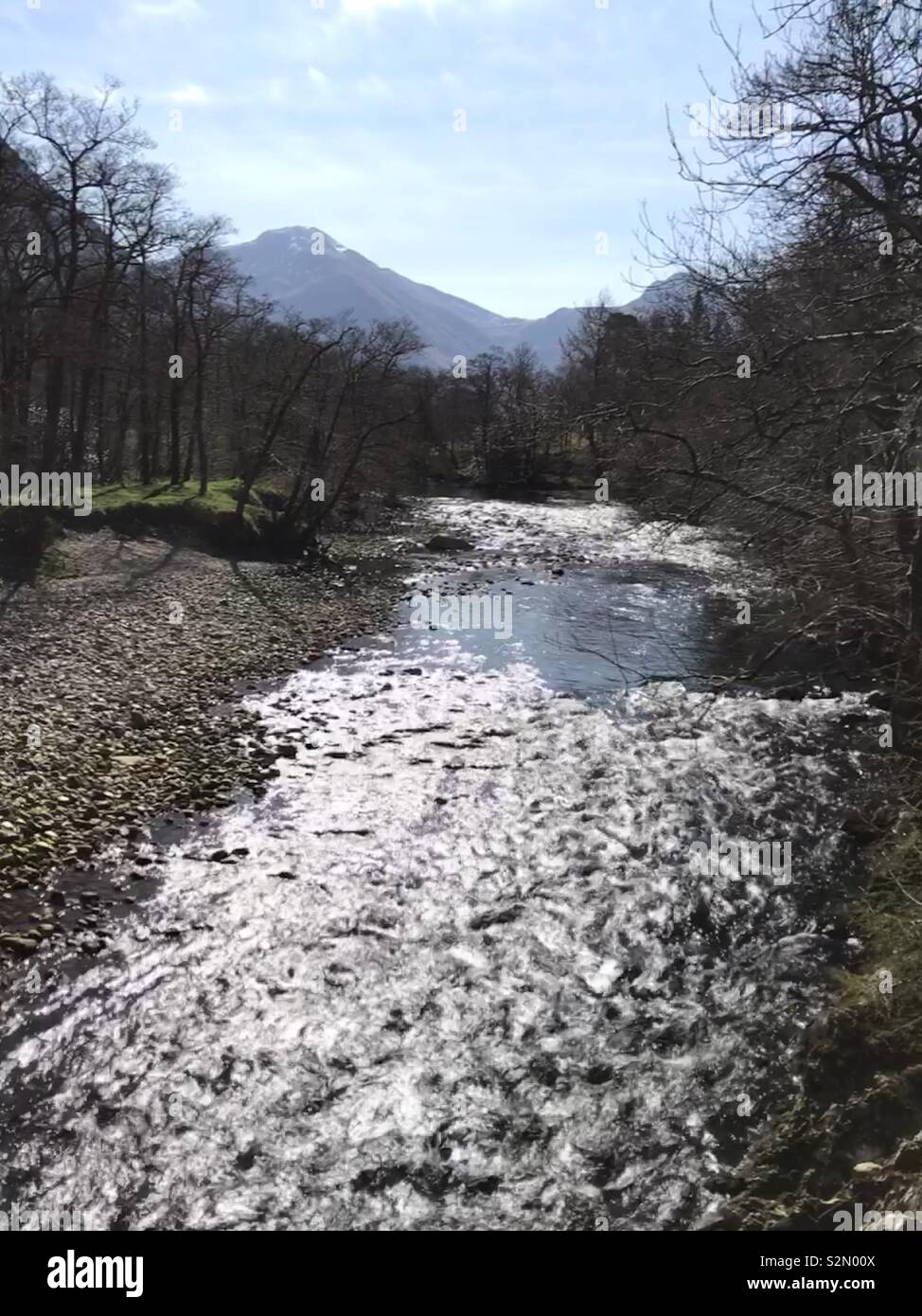Lovely spring day on the river Nevis Stock Photo - Alamy