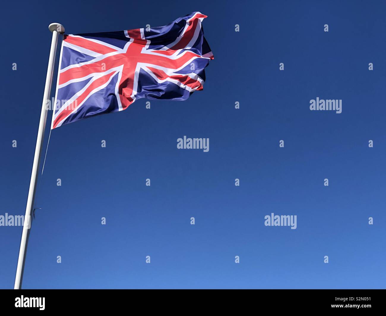 British flag pole hi-res stock photography and images - Alamy
