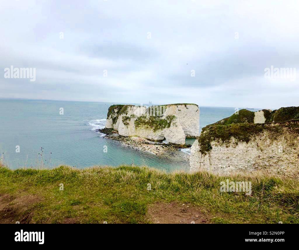 Old Harry Rocks Stock Photo - Alamy