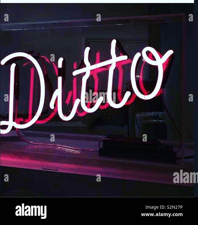 Ditto hi-res stock photography and images - Alamy