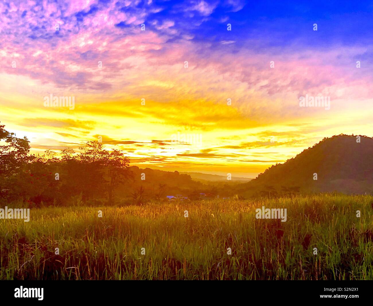 Sunset in Marawi City Stock Photo - Alamy