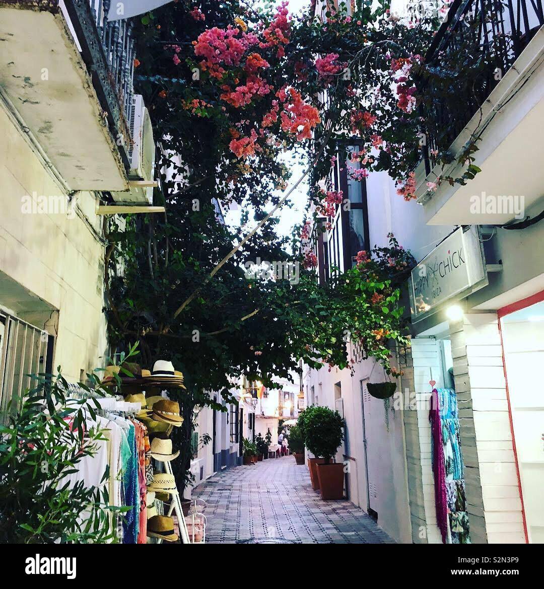 In the old centre of Marbella, Spain Stock Photo - Alamy