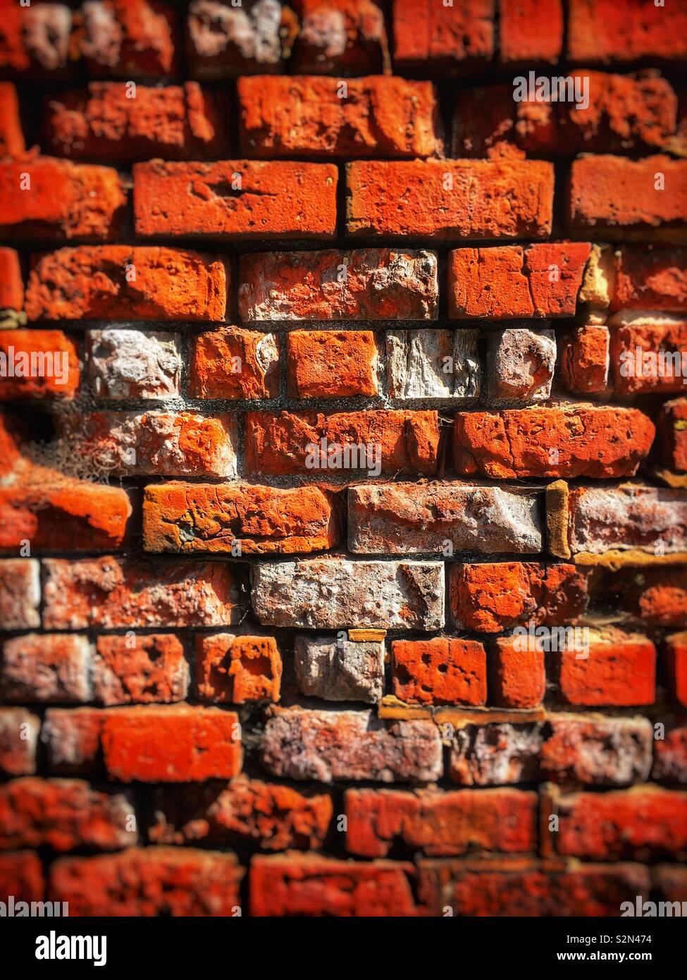 Old red brick wall Stock Photo - Alamy
