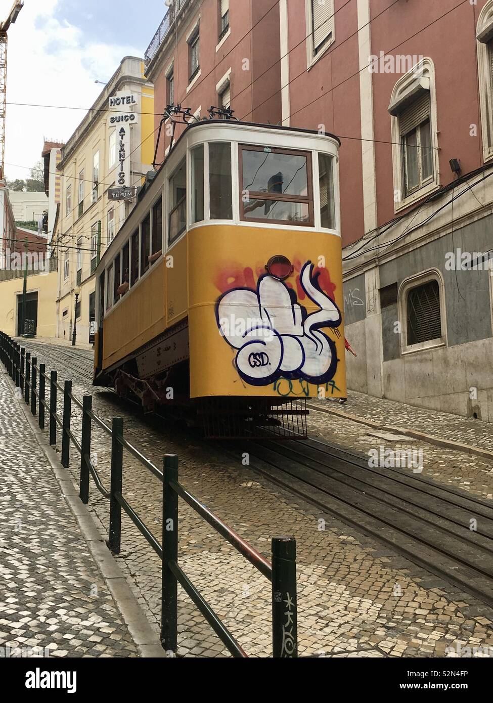 Graffiti tram hi-res stock photography and images - Alamy