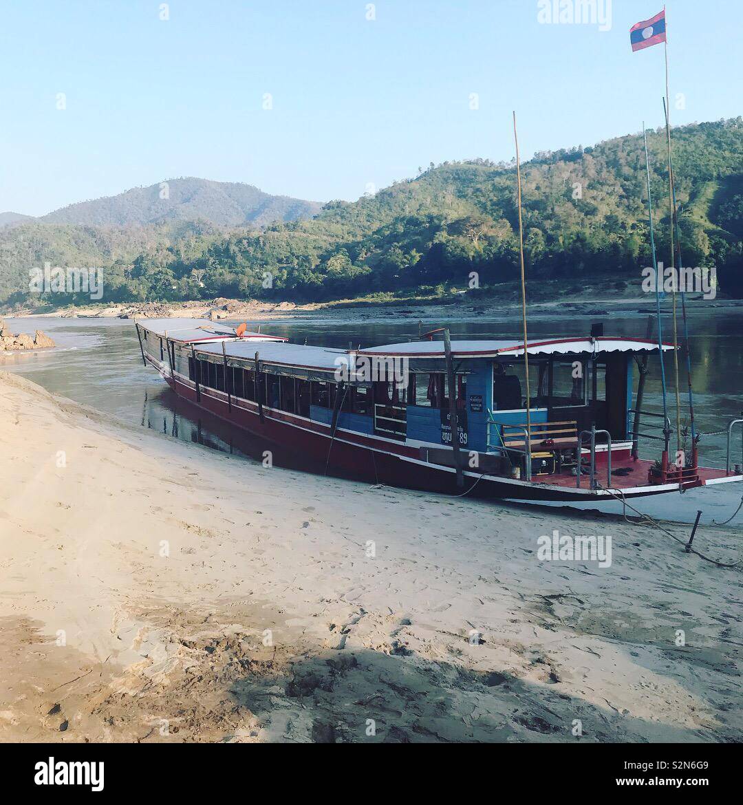 Mekong River Laos Stock Photo - Alamy