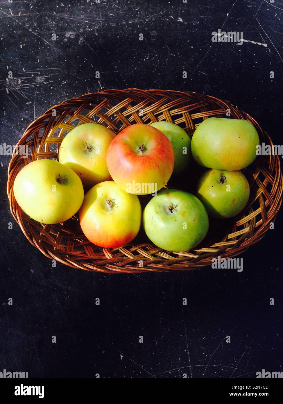 Can't get enough of apples Stock Photo - Alamy