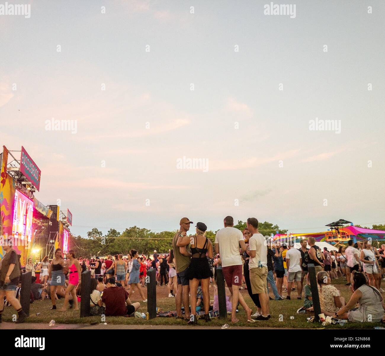 Bass In The Grass outdoor music festival in Darwin Australia Stock ...