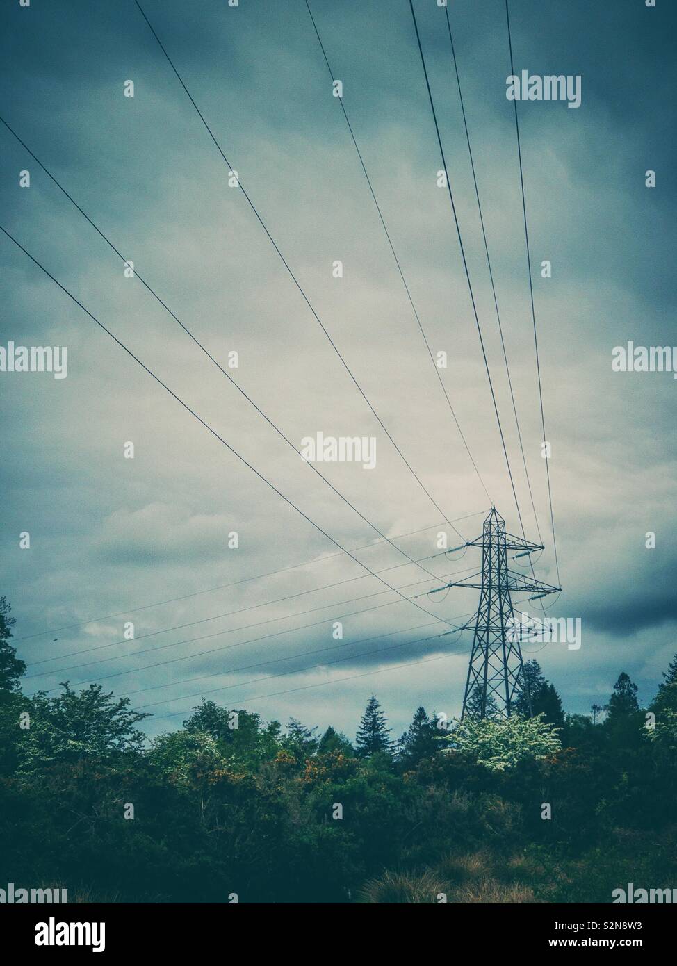 Power Pylons High Resolution Stock Photography and Images - Alamy