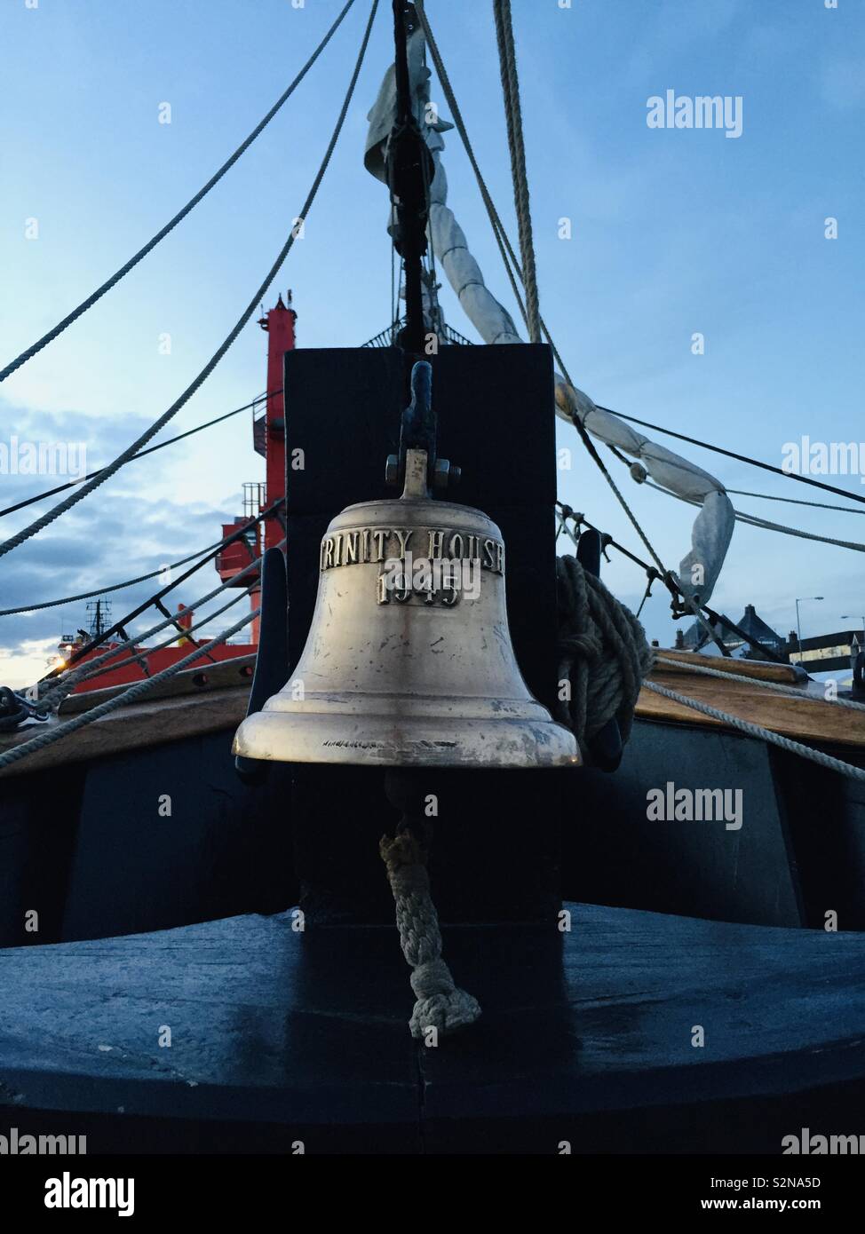 Trinity House Bell Stock Photo - Alamy