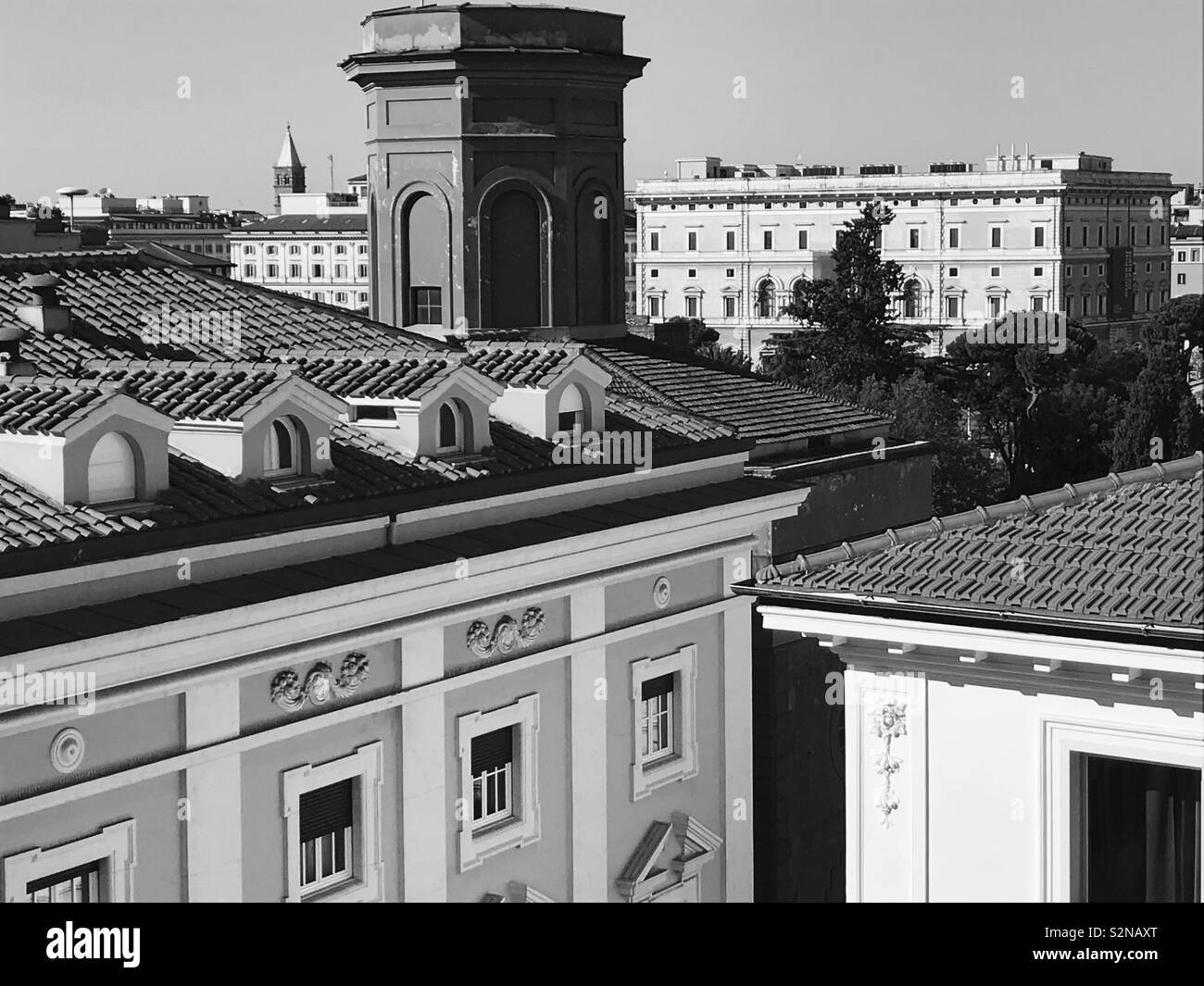 Rooftop view over Rome Stock Photo - Alamy