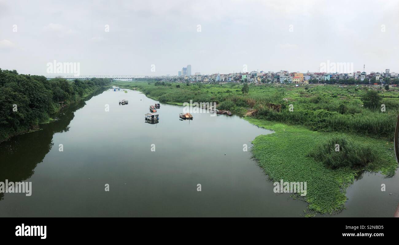 Hanoi and Red river northern Vietnam Stock Photo - Alamy