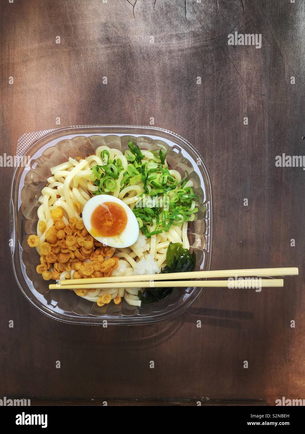 Chilled Udon noodle soup from the Convenience store - a nice refreshing ...