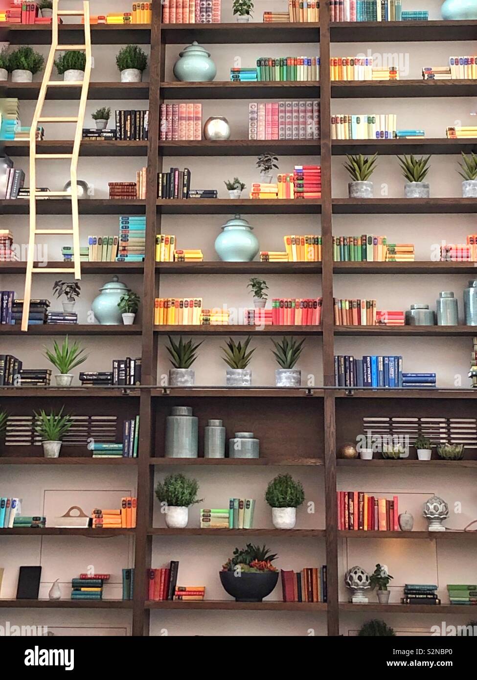 Wall bookcase hi-res stock photography and images - Alamy