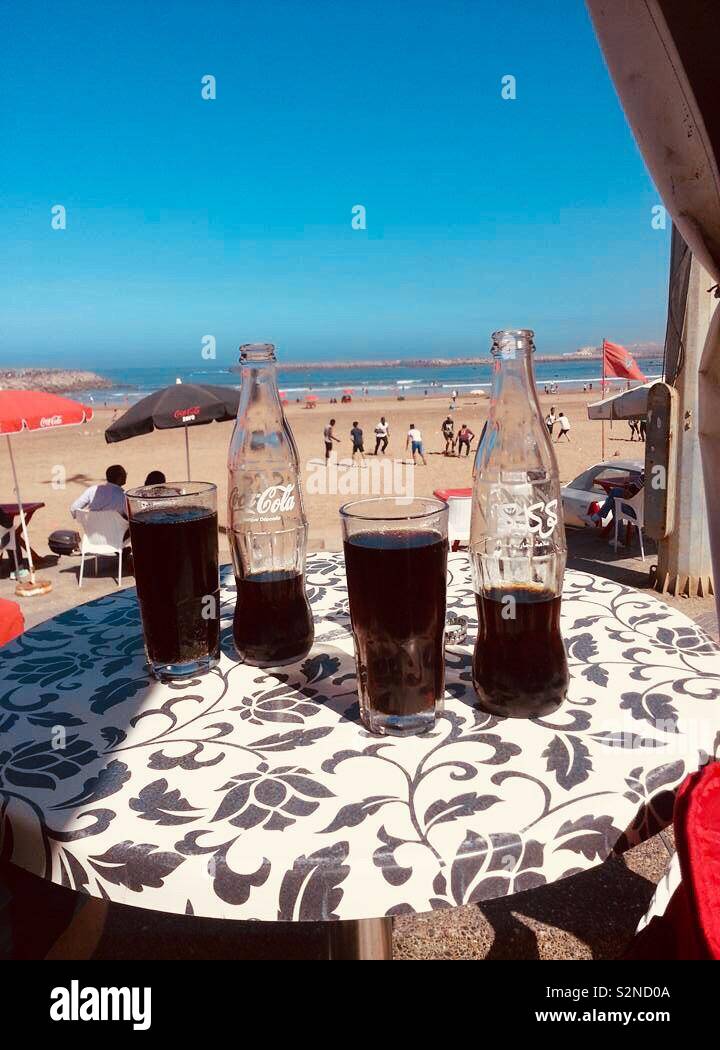 Beach Life In Rabat Morocco Stock Photo - Alamy