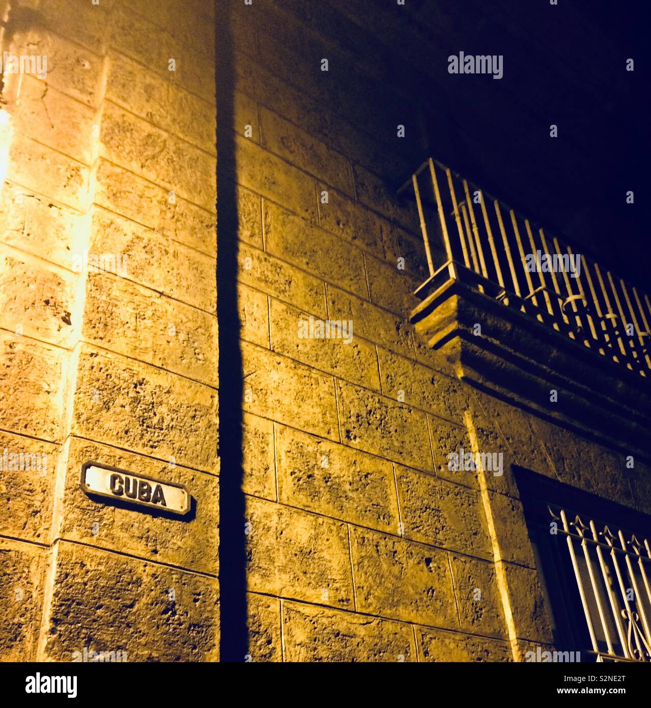 Cuba street sign old havana hi-res stock photography and images - Alamy