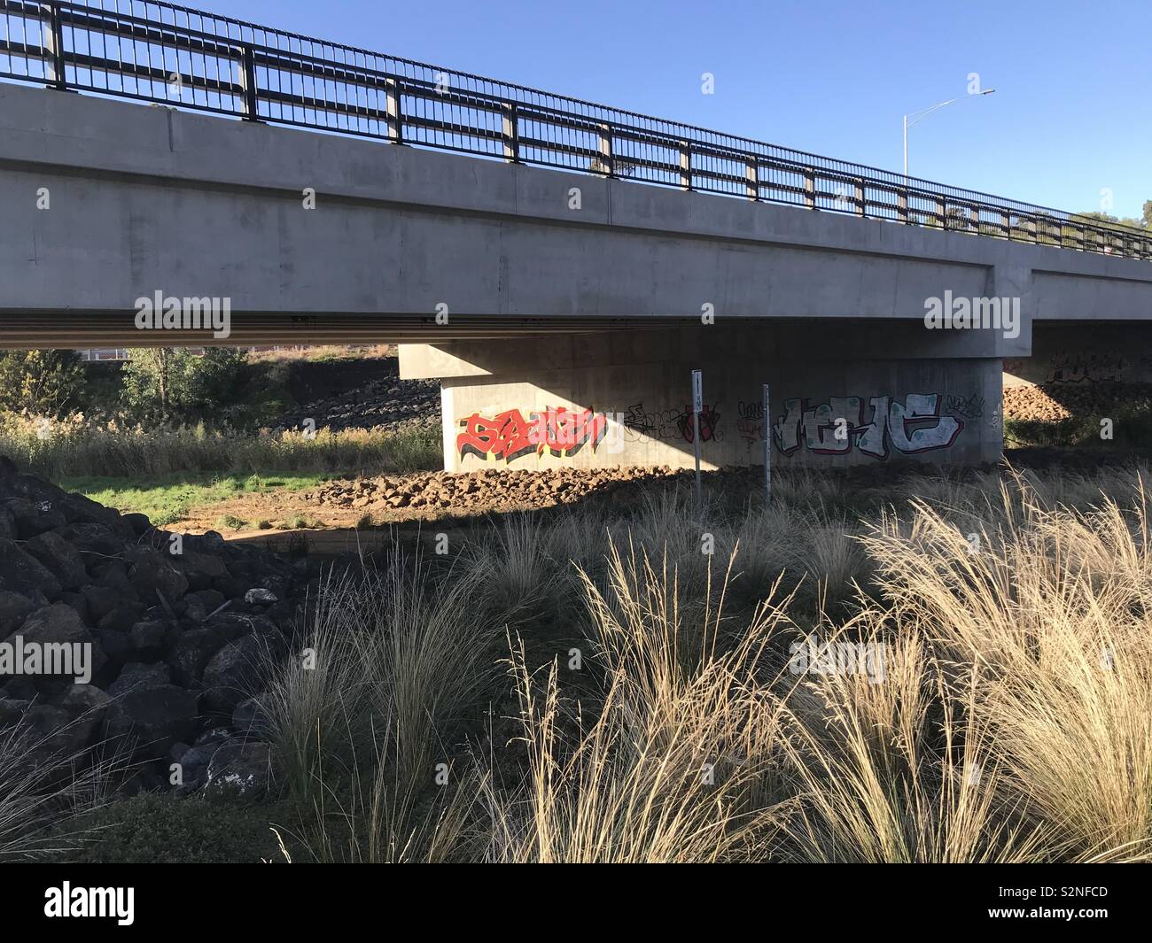 Under the bridge Stock Photo - Alamy