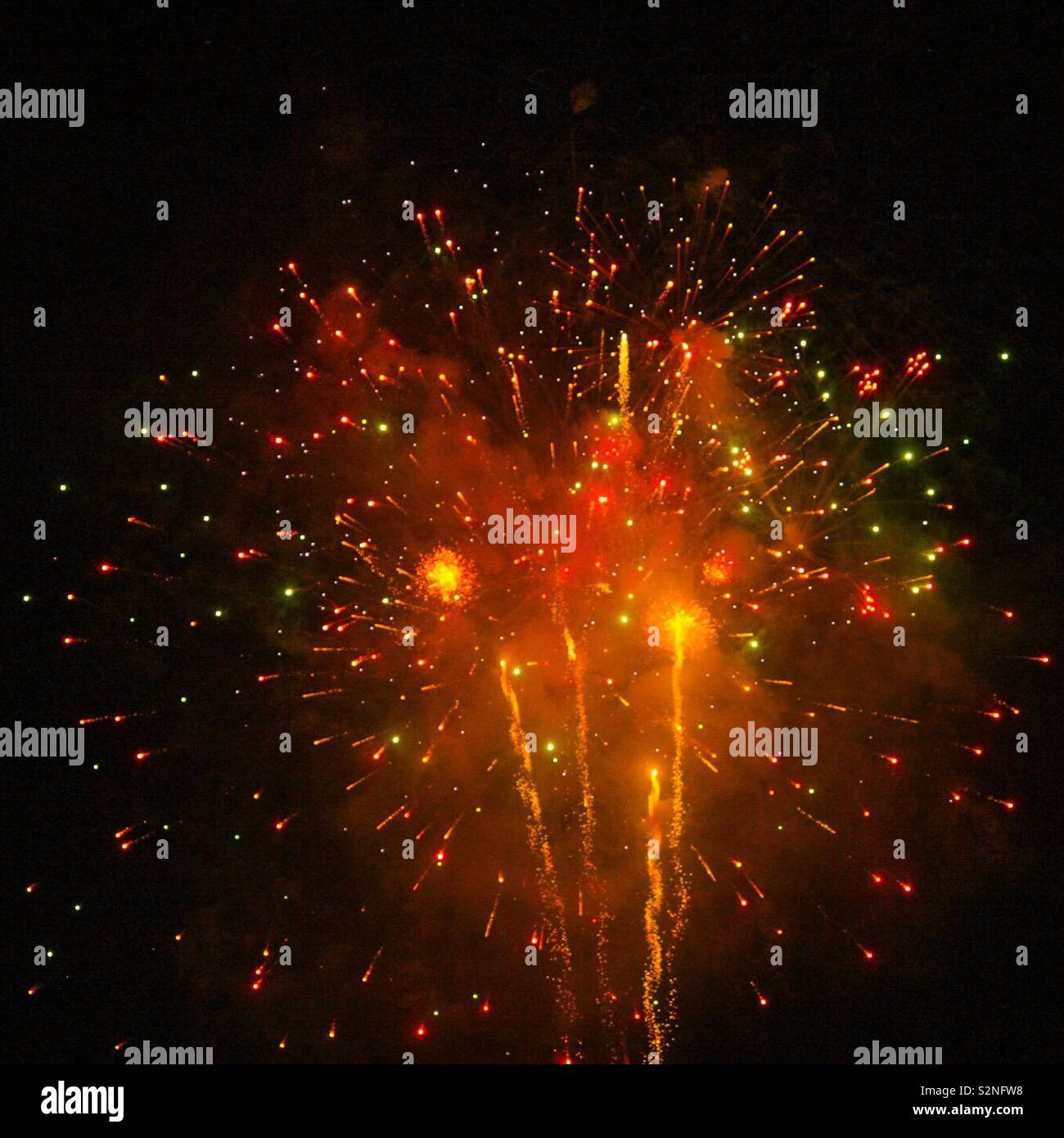 Rio Carnival fireworks Stock Photo - Alamy