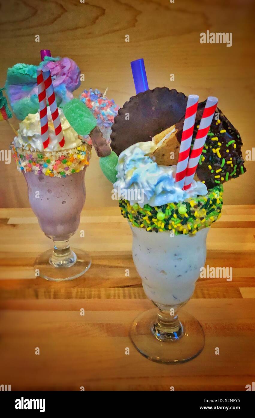 Milkshakes hi-res stock photography and images - Alamy