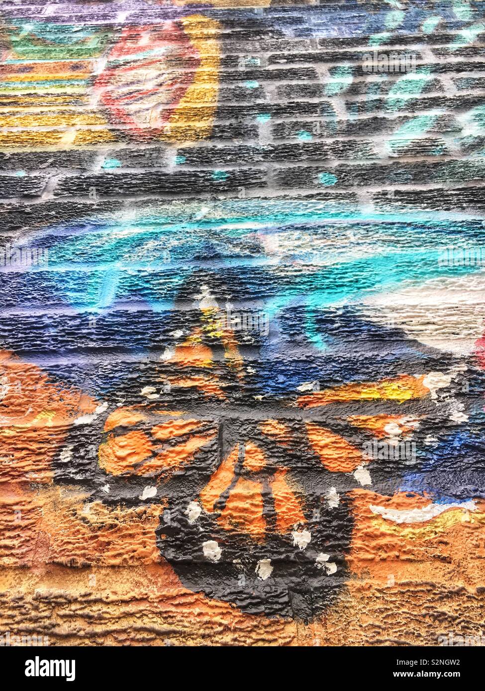 Monarch butterfly mural hi-res stock photography and images - Alamy