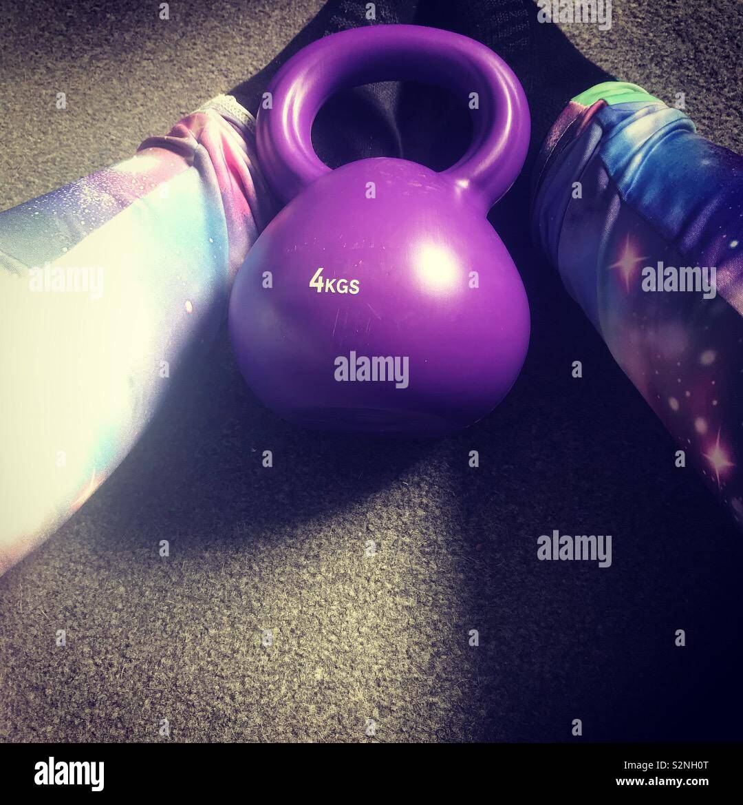 Kettlebell workout hi-res stock photography and images - Alamy