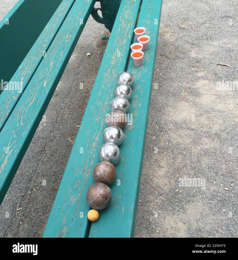 Petanque match hi-res stock photography and images - Alamy