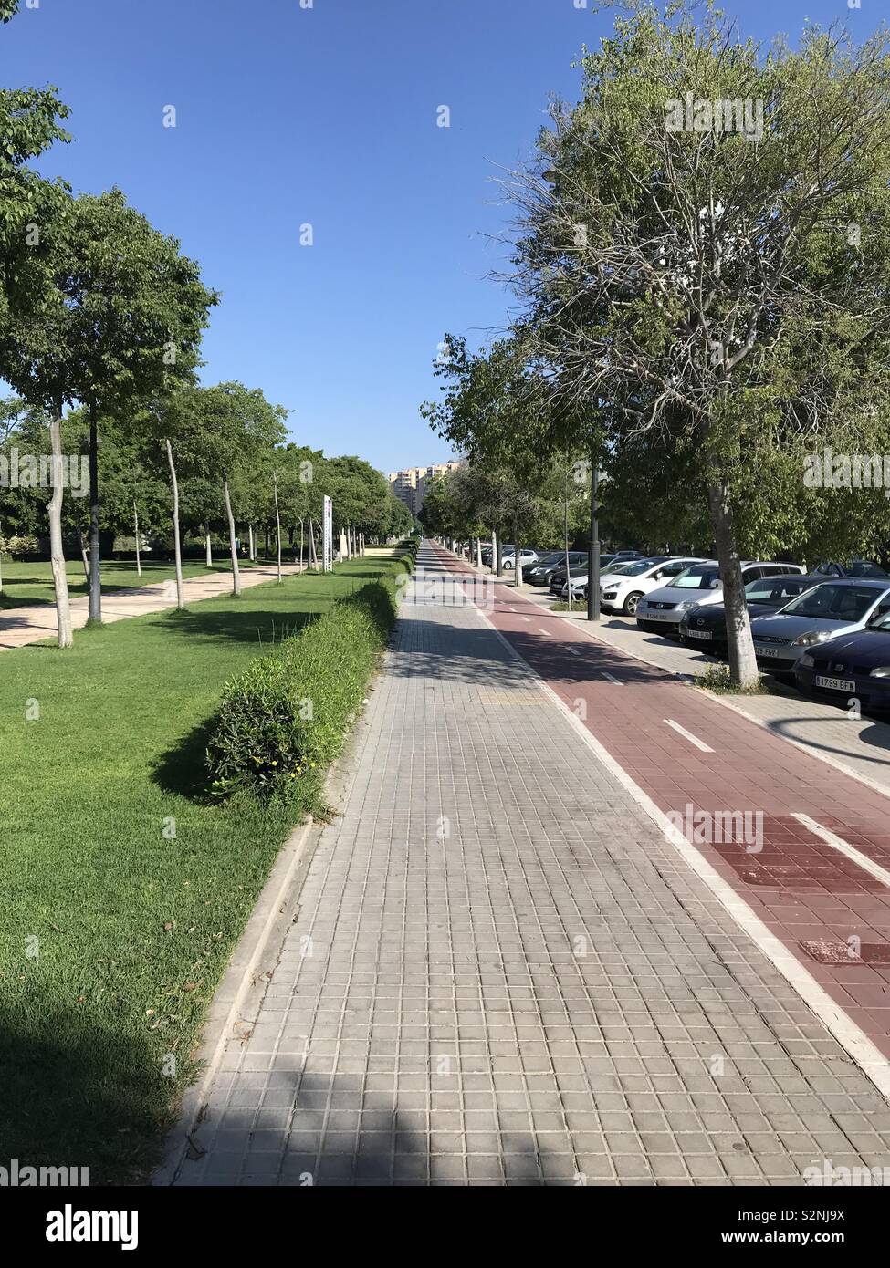 Pedestrian and cycle walkway hi-res stock photography and images - Alamy