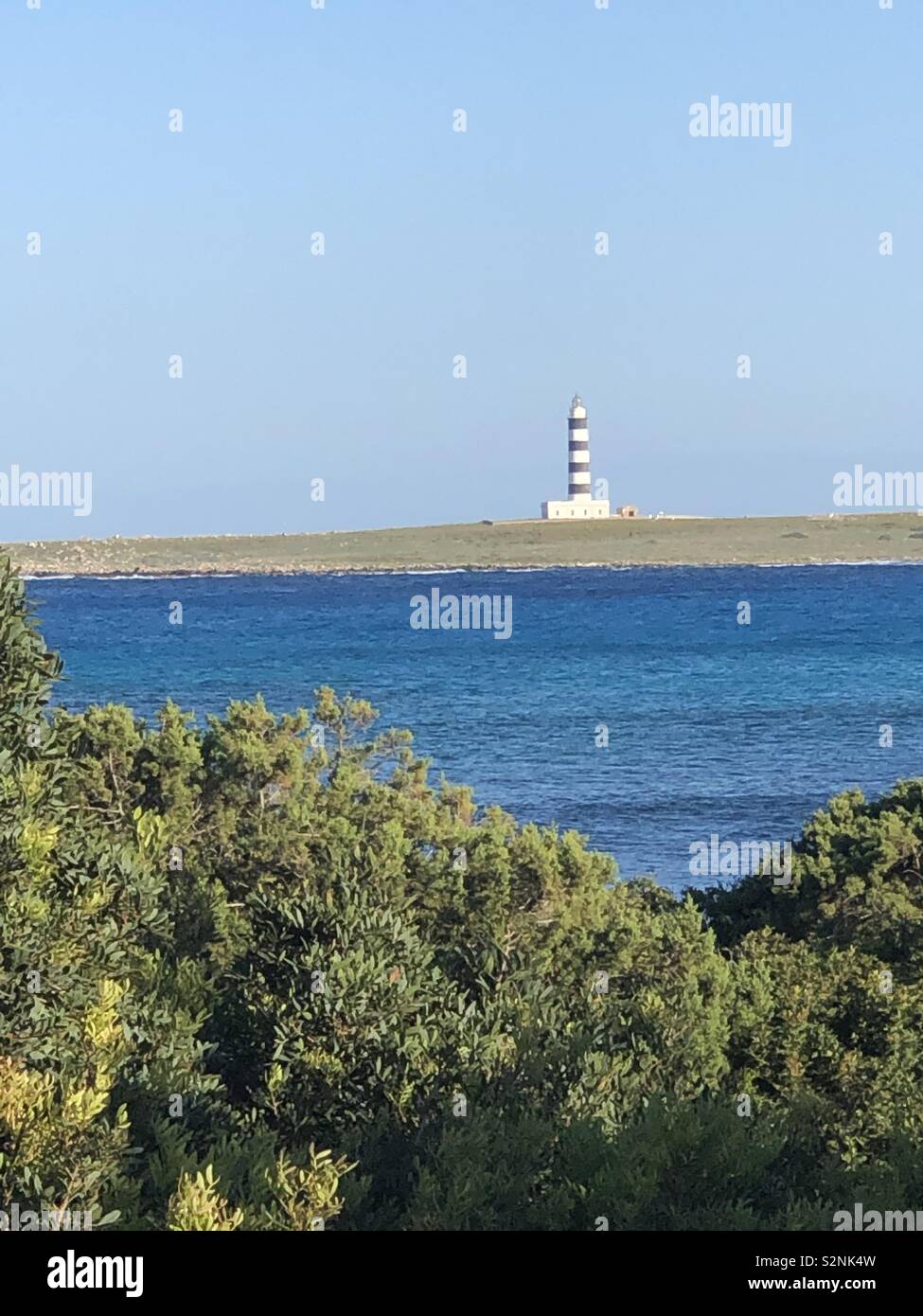 Light House, Punta Prima - Menorca Stock Photo - Alamy